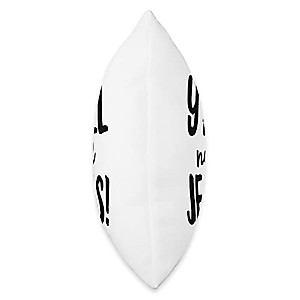 Y'all Need Jesus Funny Religious Christian Church Faith Pray Throw Pillow, 16x16, Multicolor