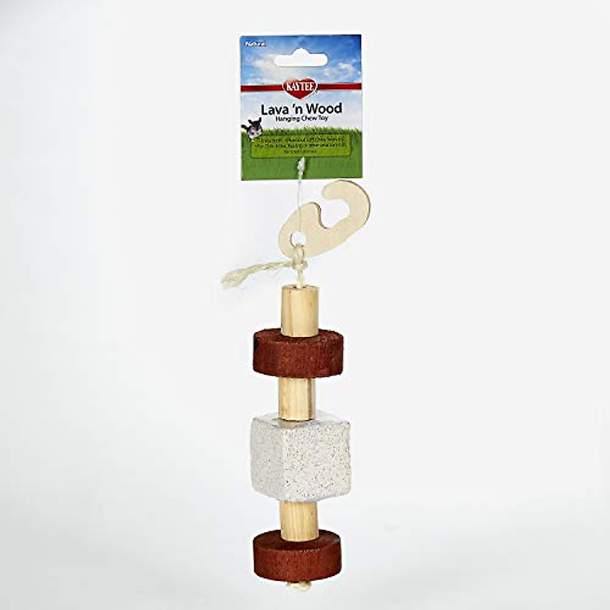 Kaytee Natural Lava & Wood Hanging Toy