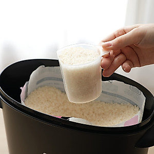 PEARL METAL BLKP AZ-5042 Rice Bottle, All Black, For 11.0 lbs (5 kg)