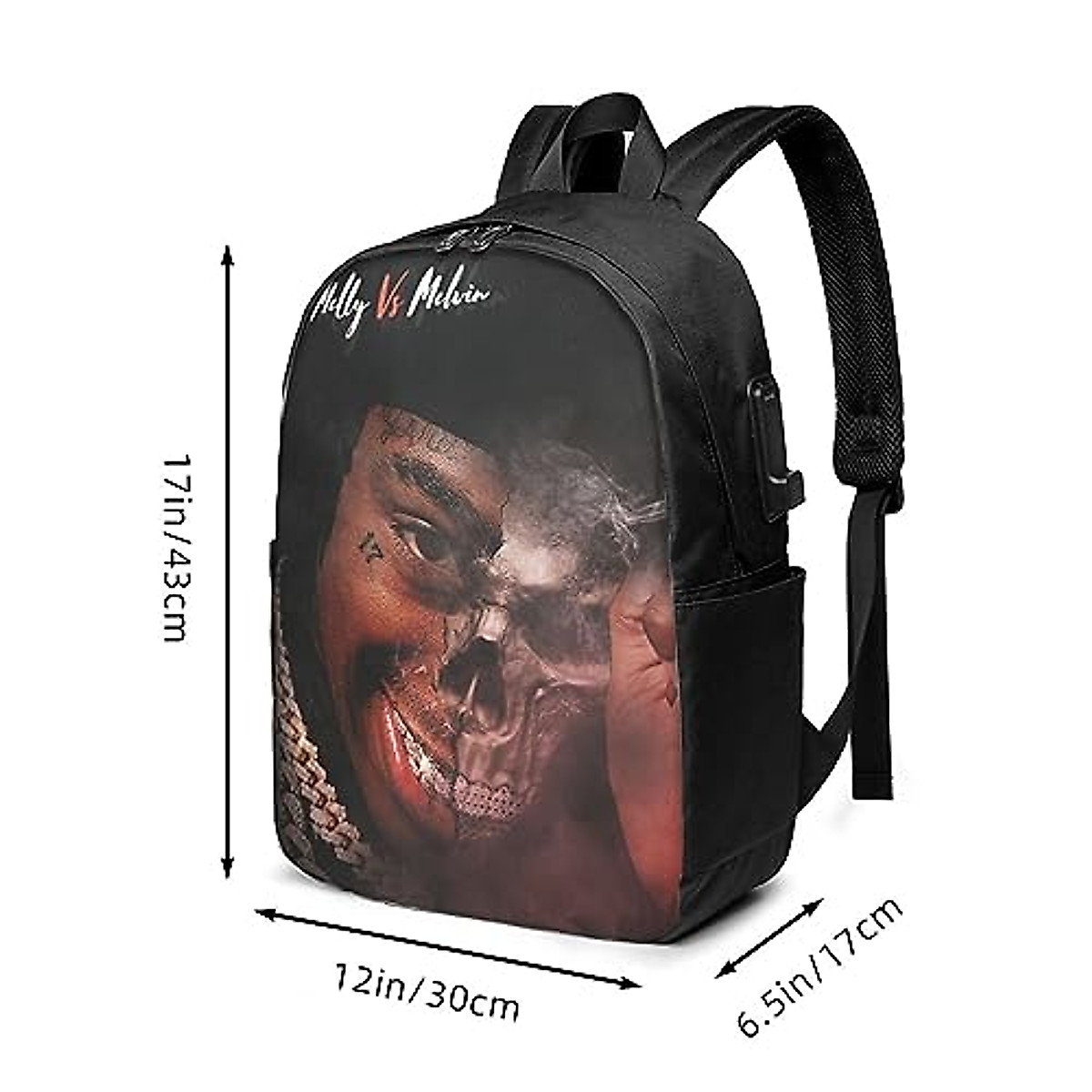 HAUoRpUw Y*N*W Rapper Melly Backpack