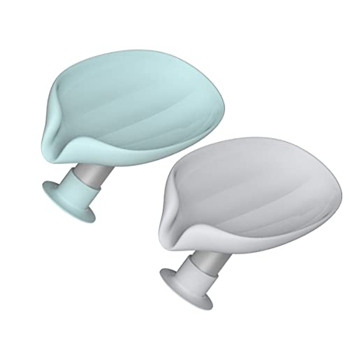 4 Pcs soap Drainer self draing soap Sucker Holder Suction Cup soap case Soap Drying Dish Soap Dish with Drain Plastic pallets Practical soap Shelves Drying Rack Travel Sponge abs