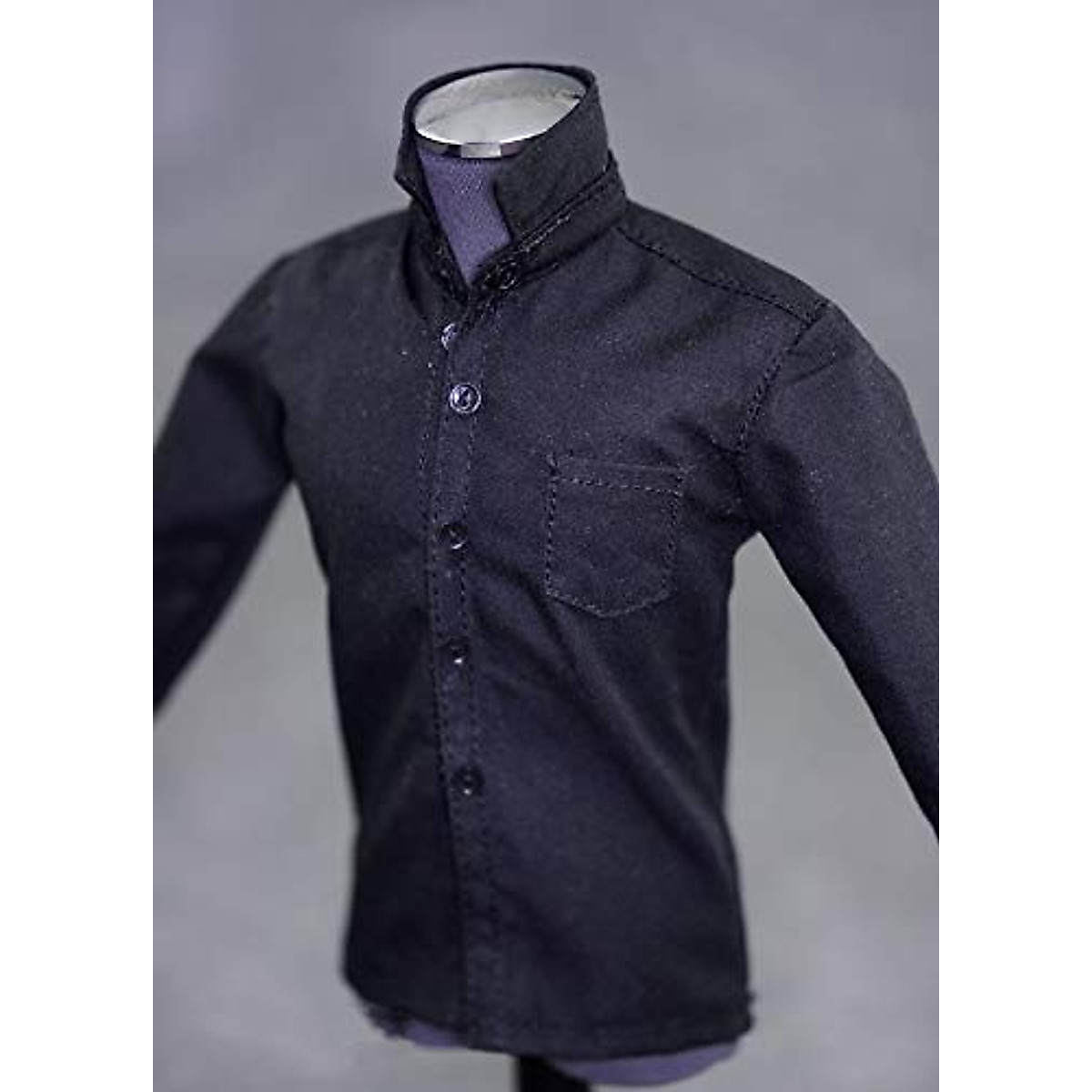 HiPlay 1/6 Scale Male Figure Doll Clothes, Handmade Full Suit, Shirt + Pants + Belt Outfit for 12" Male Action Figure CM003（A）