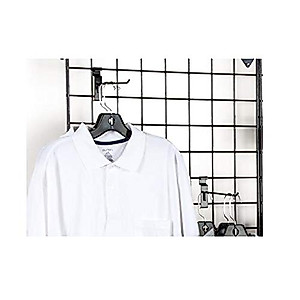 NAHANCO Metal GWH8B 8" Black Gridwall Peg Hooks (Pack of 12)