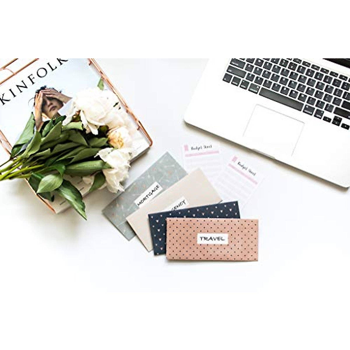 Cash Budget Envelopes for Cash System - 12 Pcs Money Envelopes for Cash Budgeting plus 12 Budget Sheets - Cash Envelopes for Budgeting - Money Saving Envelopes System Wallet for Cash Budgeting