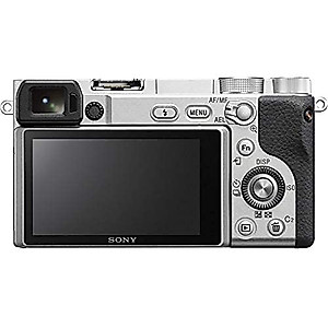 Sony Alpha A6400 Mirrorless Digital Camera [Body only] - Wi-Fi and NFC Enabled, (Silver)