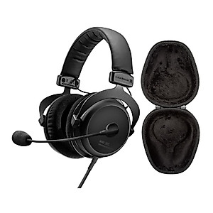 beyerdynamic MMX 300 2nd Generation Premium Gaming Headset Bundle with Headphone Case (2 Items)