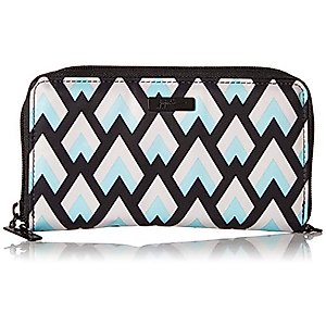 JuJuBe Be Spendy Zippered Wallet, Onyx Collection - Black Diamond