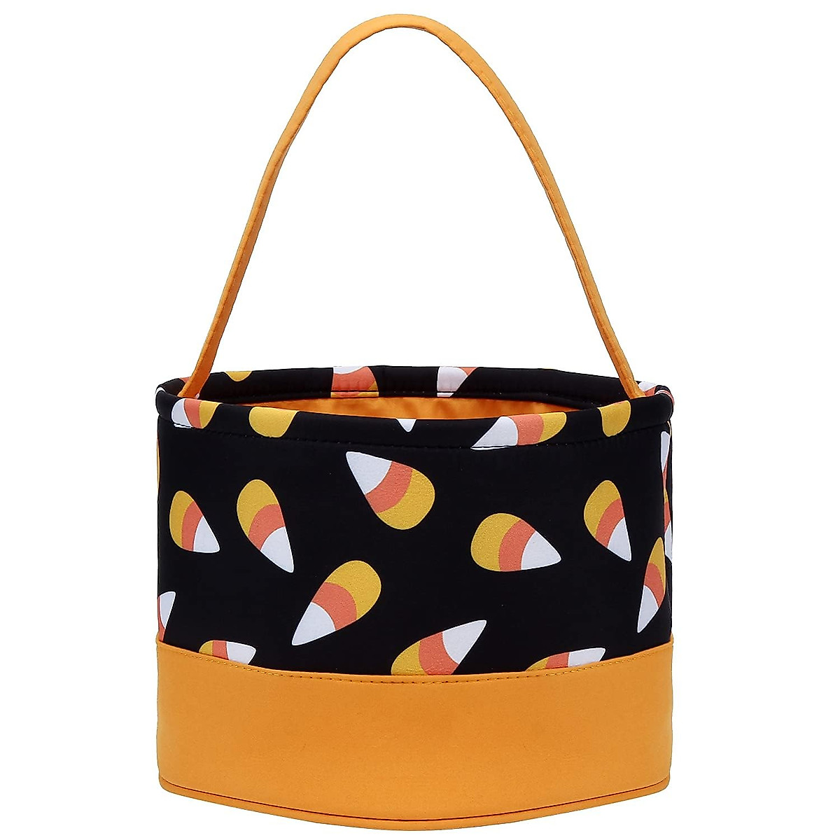 Halloween Candy Basket Halloween Trick or Treat Bags Halloween Candy Buckets Fabric Gift Bags Halloween Parties(Candy)