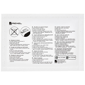 Rexel Shredder Oil Sheets, Pack of 20, A5 Size, Shredder Maintenance, 2101949, White