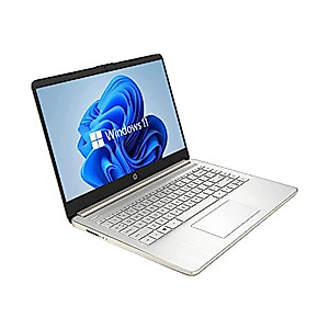 Newest HP 14" Flagship Laptop, Windows 11 OS, AMD Dual-Core Processor Up to 2.60 GHz, 4GB RAM, 64GB SSD, Webcam, Silver (Renewed)