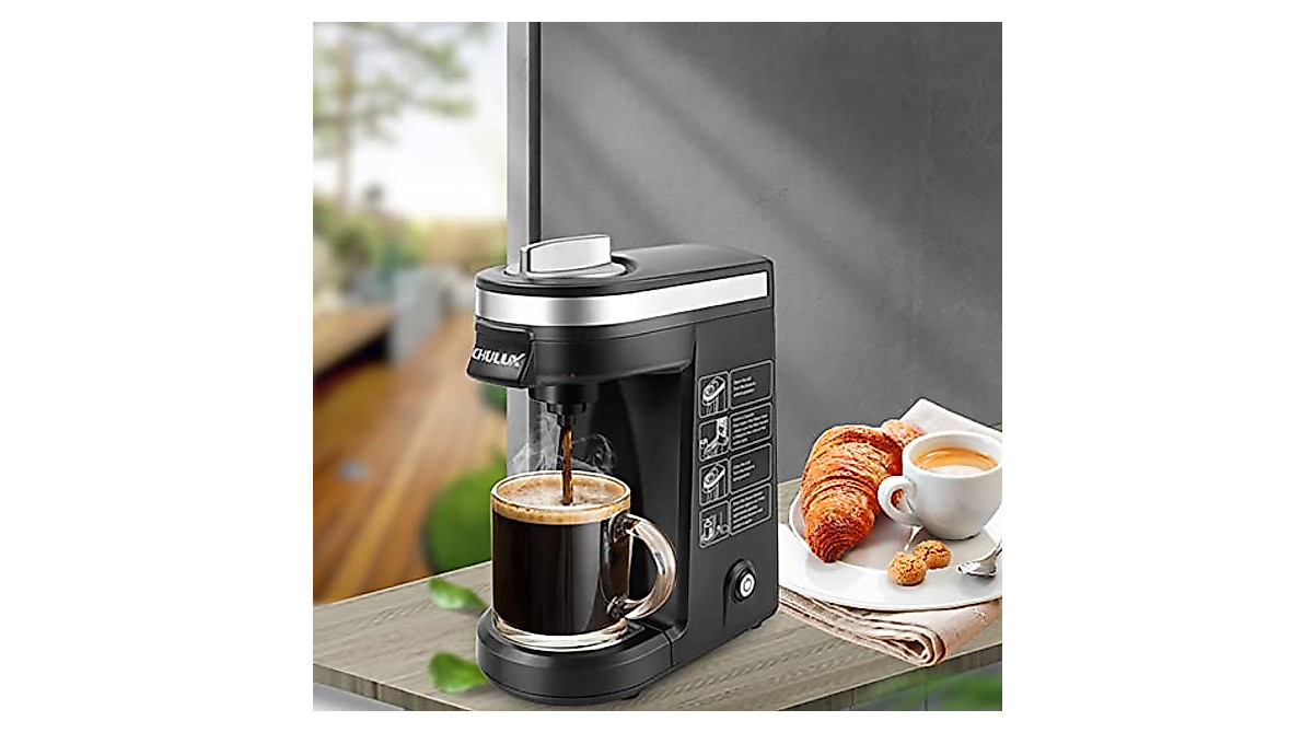 CHULUX Single Serve Coffee Maker - Fast & Compact Coffee Brewer