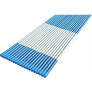 FiberMarker Snow Markers Driveway Reflectors Snow Stakes 72-Inch Blue 20-Pack 5/16-Inch (Dia.)