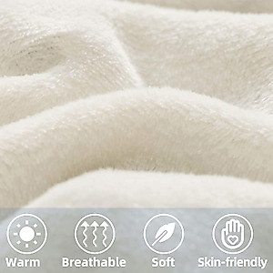 Fairy Baby Newborn Baby Cartoon Bear Snowsuit Warm Fleece Hooded Romper Jumpsuit Onesie(0-3M,Blue Bear)