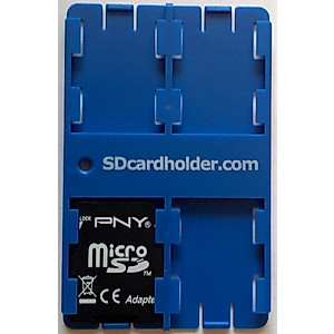 Standard SD Card Holder Credit Card Size Secure Digital Memory Card Case (Yellow)