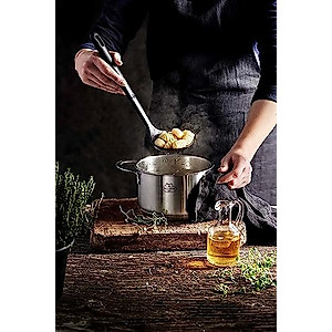 Ballarini Nero Silicone Soup Ladle, Made in Italy