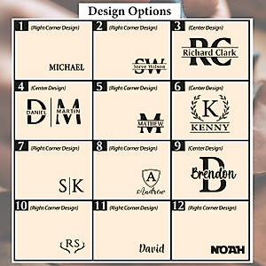 Personalized Leather Wallet for Men, Christmas for Men,Him, Custom Name Wallets, Customazible Gift for Husband, Dad, Boyfriend, Him, Men Gifts for Anniversary, Birthday, Wedding, Fathers Day