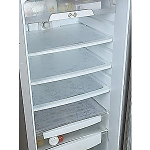 Kuber Industries Pvc 6 Pieces Fridge Mat Set (White) -Ctktc6968