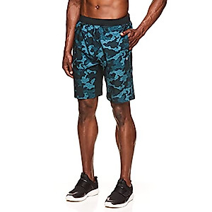 Gaiam Men's Yoga Shorts - Athletic Gym Running and Workout Shorts with Pockets - Pine Grove, Large