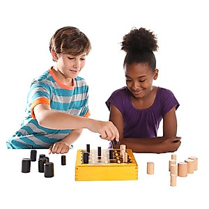 Gobblet! Abstract Strategy Board Game - Award Winning Kids or Adults Original All Wooden Board Game by Blue Orange Games - 2 Players for Ages 7 to 99 (Packaging May Vary)