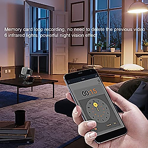CUIFATI Action Camera with 6 Infrared Lights 30m Waterproof Design Memory Card Loop Recording 300mah Lithium Ion Battery Support WiFi Connection Suitable for Many Scenes.