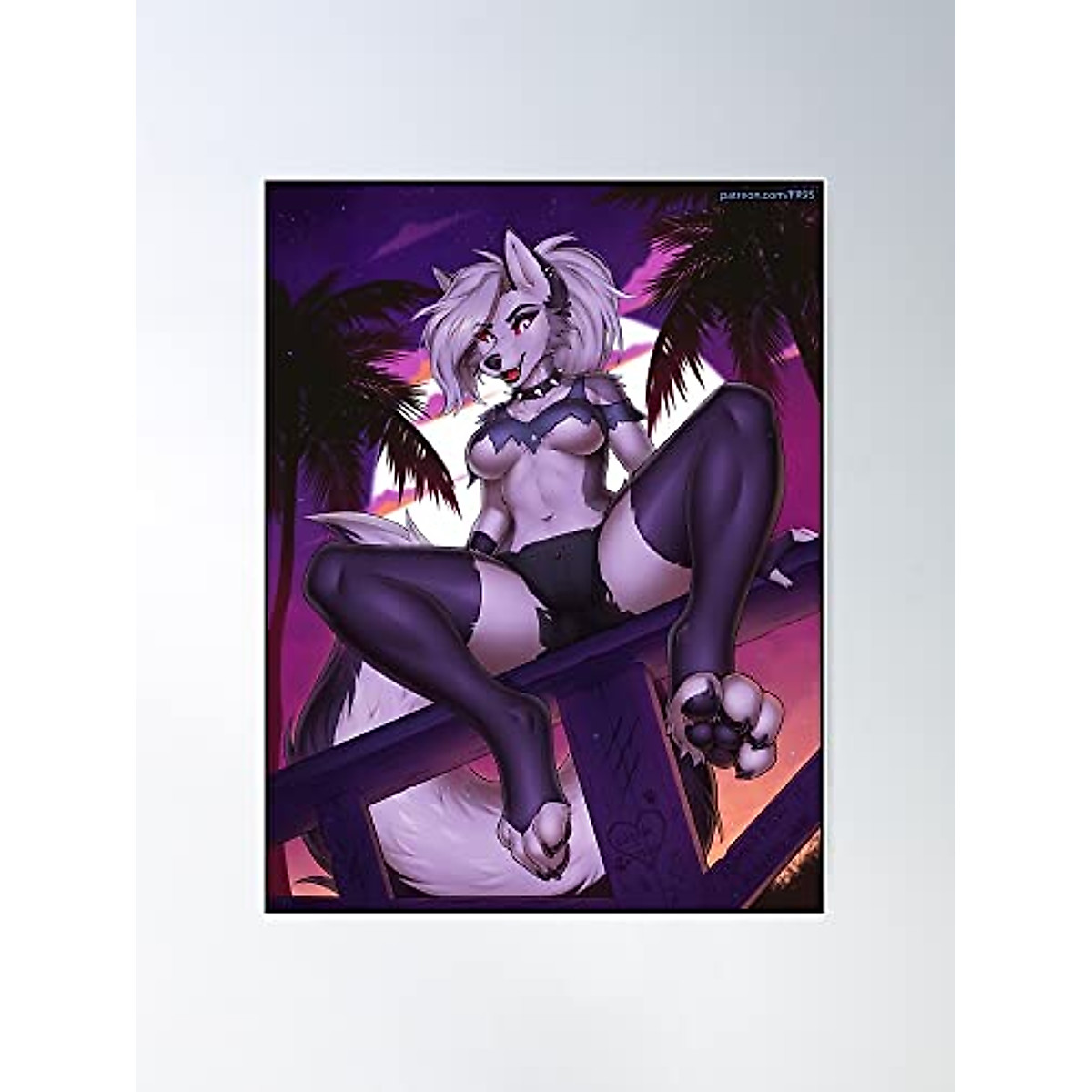 So Sexy Loona Poster, Helluva Boss Loona Poster, Aesthetic Wall Art Print Trending Posters Canvas for Home College Dorm Room Decor, Gifts for Fans Family And Friends, 24 x 36 Inch