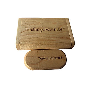 10PCS Maple Wood 2.0/3.0 USB Flash Drive with Wooden Box（Free Laser Engraving Logo）(2.0/8GB)