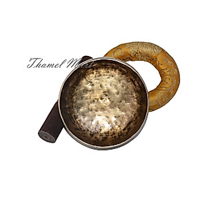 6 Inch handmade Tibetan Singing Bowl-handmade By Thamel Mart