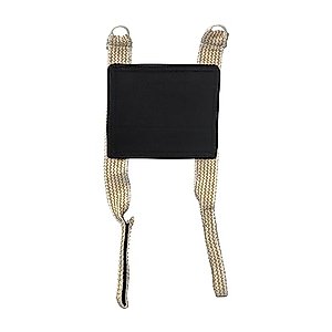 Birdy Bra Standard Chicken Hook-and-Loop Crop Bra, Black