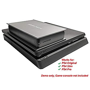 Avolusion PRO-5X Series 6TB USB 3.0 External Gaming Hard Drive Works for PS4 Original, Slim & Pro (Grey)