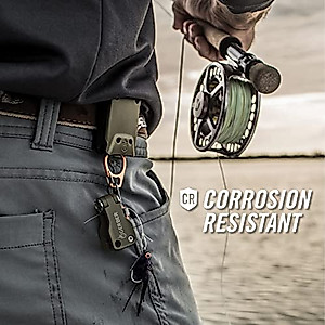 Gerber Gear Defender - Freshwater Fishing Retractable Tether for Fishing, Flat Sage