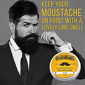 Moustache Wax & Folding Small Comb Get the BEST Moustache Wax KIT with a 3" Folding Comb at BEST Price.A must to use for your Moustache