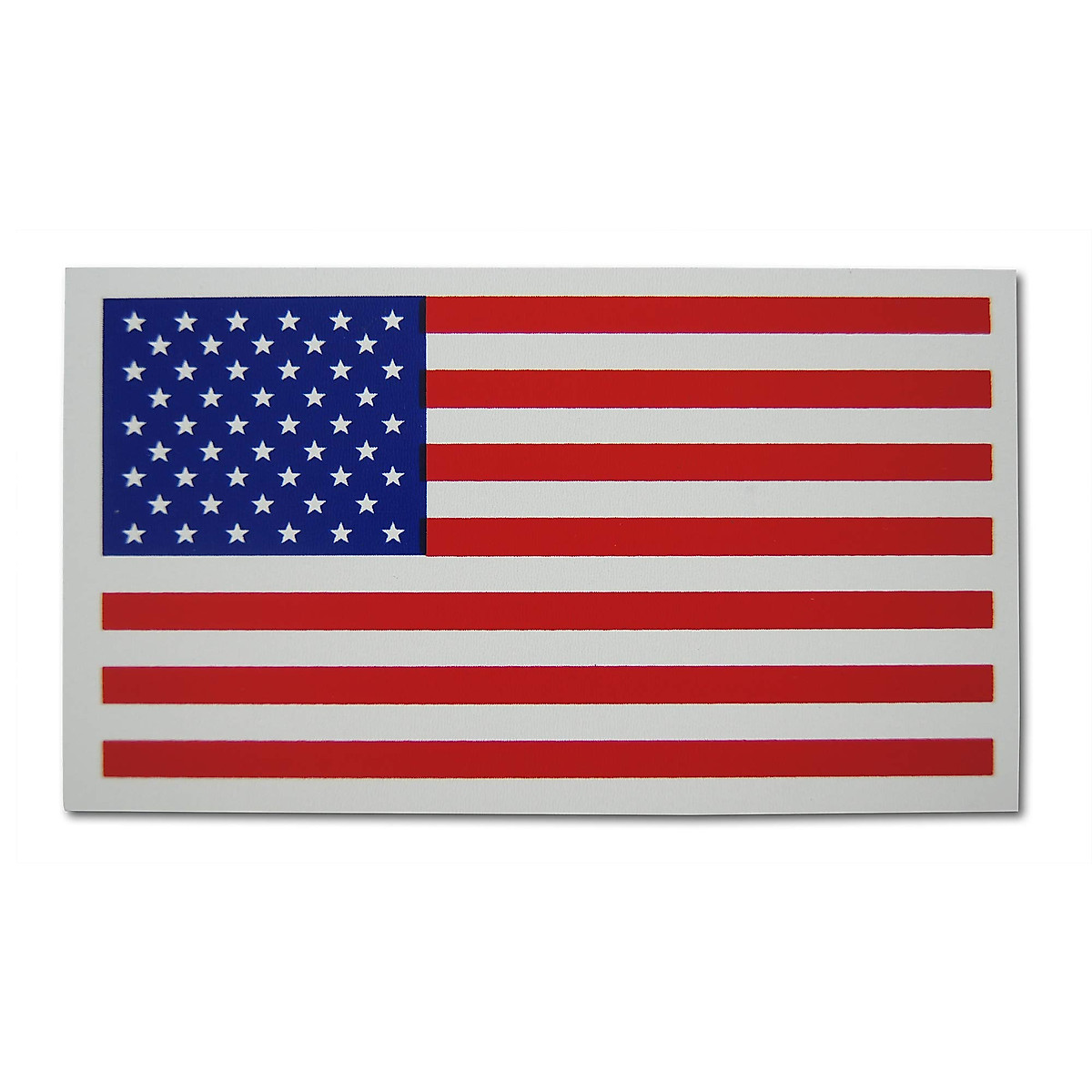 Small American Flag Patriotic Military Magnets Set Mini Rectangles in Classic Red, White, & Blue US Design (3 Pieces)