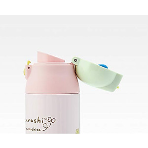 Skater SDPC5 Mug Bottle, 16.2 fl oz (490 ml), Hot and Cold Retention, Stainless Steel Water Bottle, Sumikko Gurashi Cat Soda