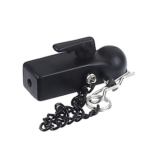 DKKY Metal Hitch Trailer Hook Ball Buckle Simulation Link Component Suitable for Scx10 90046 Trx4 110 RC Car, Trailer Tow Hitch Tow Hook Drop (Hook-Coupler)