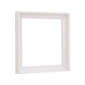 PIXY CANVAS Floater Frame 8x8 for 3/4 (0.75) inch Deep Canvas Paintings/Canvas Prints/Wood Canvas Panels/Wall Art/Wall Decor/Home Decor/Artwork (White, 8 x 8 inch, Square)