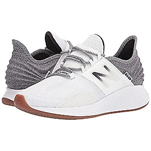 New Balance Women's Fresh Foam Roav V1 Sneaker, Nb White/Black, 7.5 Wide