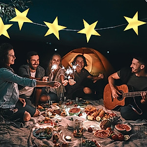 40 Pcs 11 Inch Large Gold Star Cutouts Gold Stars Decoration Double Printed Paper Stars Movie Night Supplies Hollywood Theme Party