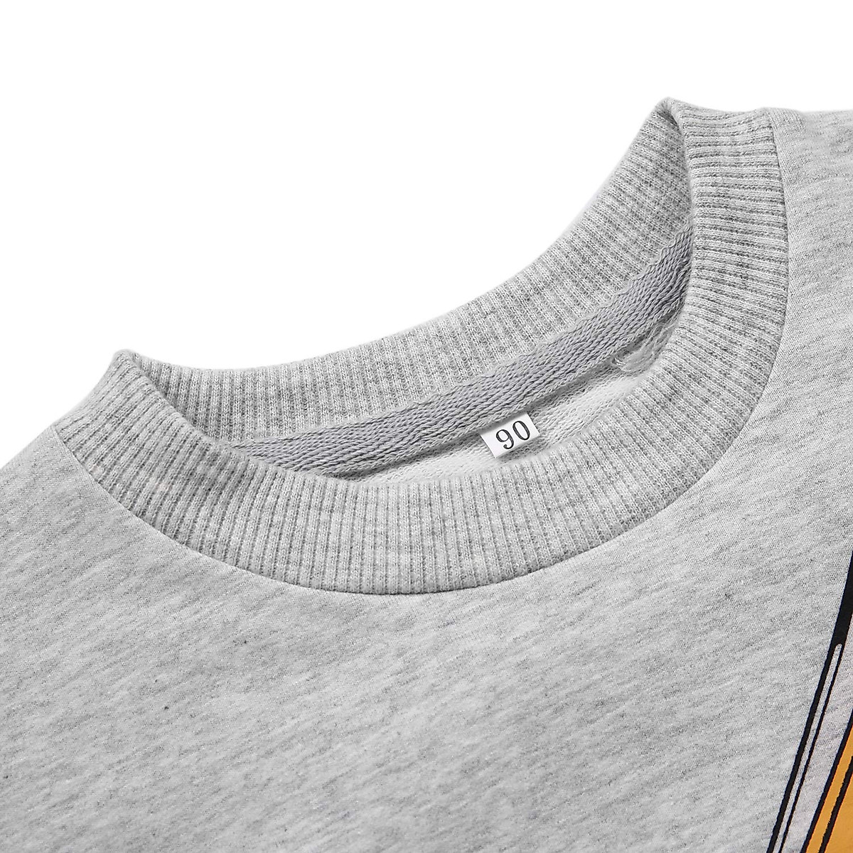 Akyzic Baby Boys Sweatshirts Excavator Long Sleeve Crew Pullover Digger Shirts Toddler Kids Winter Warm Christmas Sweater Tops 5t /120