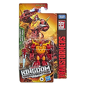 Transformers Toys Generations War for Cybertron: Kingdom Core Class WFC-K43 Autobot Hot Rod Action Figure - Kids Ages 8 and Up, 3.5-inch