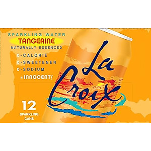 LaCroix Sparkling Water, Tangerine, 12 Fl Oz (pack of 12)