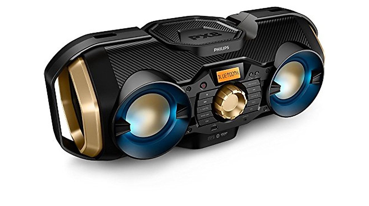 Phillips Bluetooth Boombox: Powerfull 50W Wireless & CD Speakers