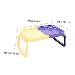 MAGICLULU Folding Computer Desk Tv Tables Breakfast Tray Night Stand Tray Breakfast Bed Tray Picnic Storage Standing Holder Breakfast Serving Tray Laptop Folding Desk Laptop Desk Snack Tray