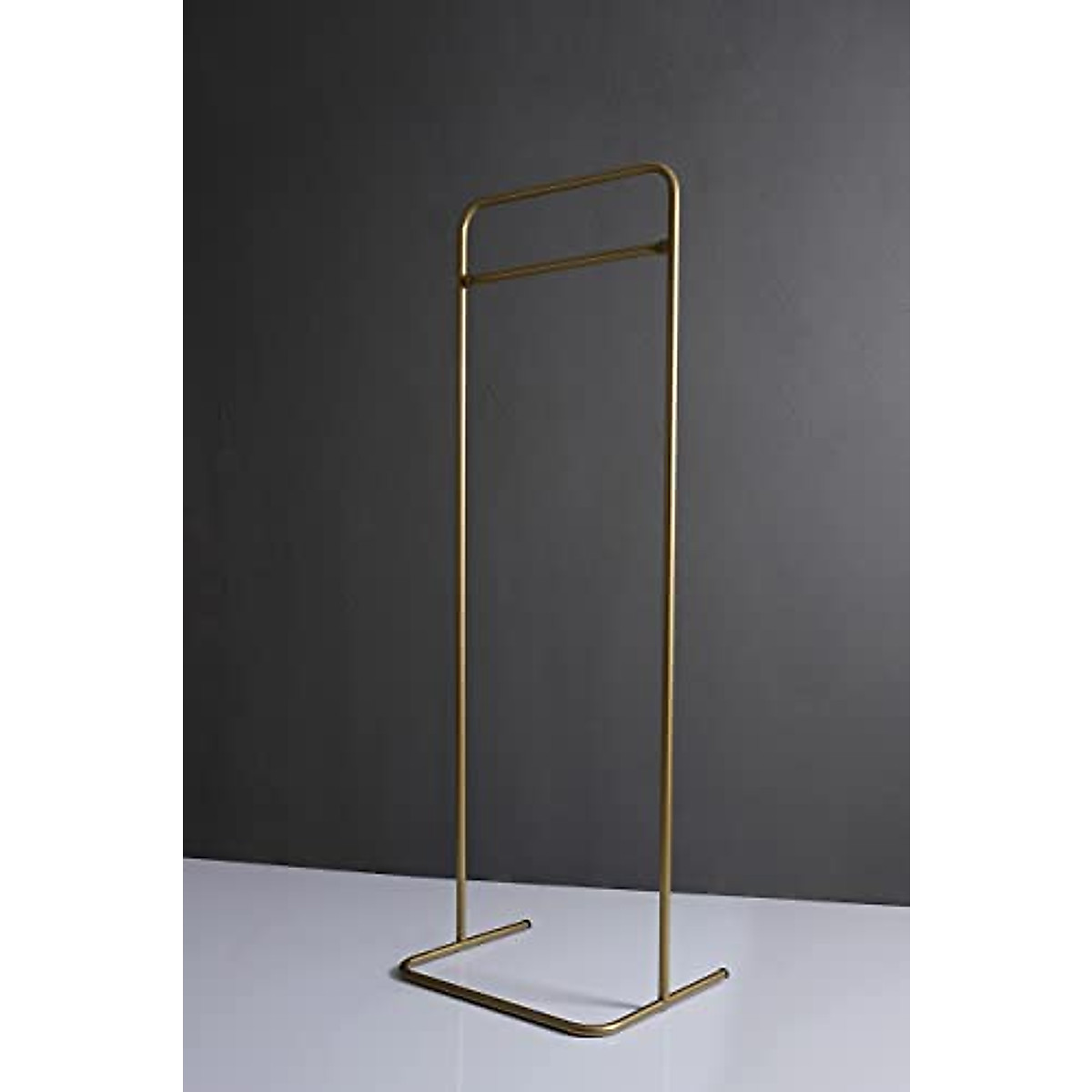 Lofty Garment Rack,Clothing Racks For Hanging Clothes,Metal Strong Heavy Duty Hanging Clothes Rack for Small Spaces and Rooms,Metal Garment racks ,Pipe Clothing Rack,Portable Clothes Rail,Gold