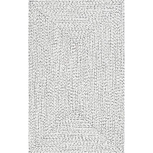 nuLOOM Wynn Braided Indoor/Outdoor Area Rug, 7' 6" x 9' 6", Ivory