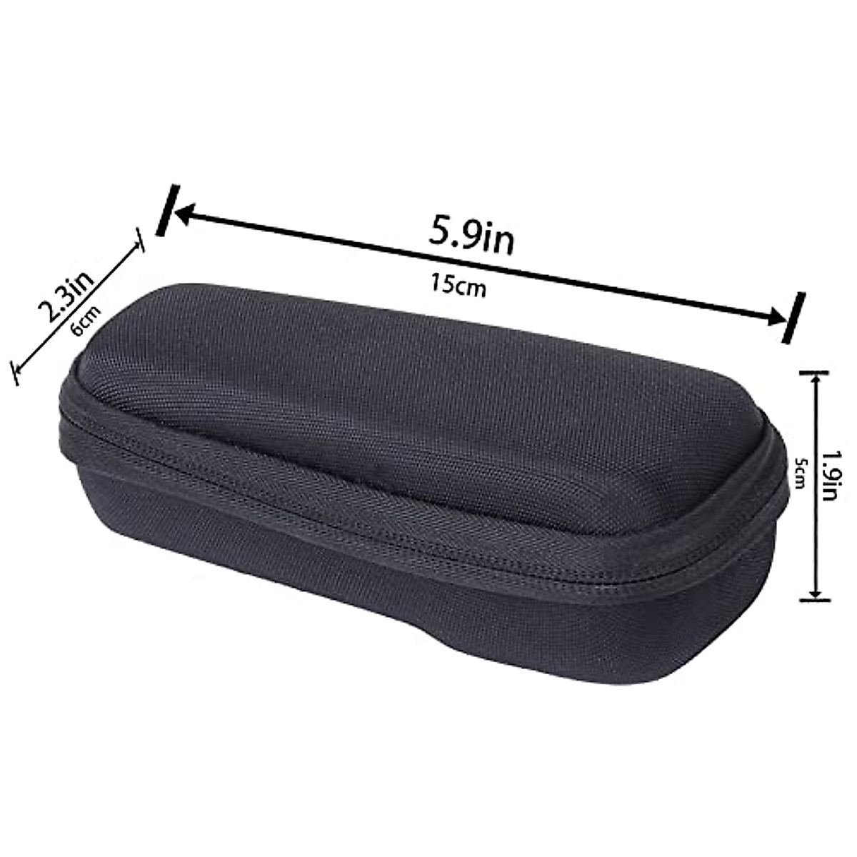 co2CREA Hard Case Replacement for Zoom H1n H1 Digital Handy Recorder (Black Case)