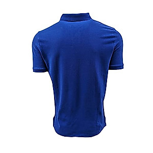 POLO RALPH LAUREN Mens Classic Fit Mesh Polo Shirt (Large, Royal Blue (Light Blue Pony))