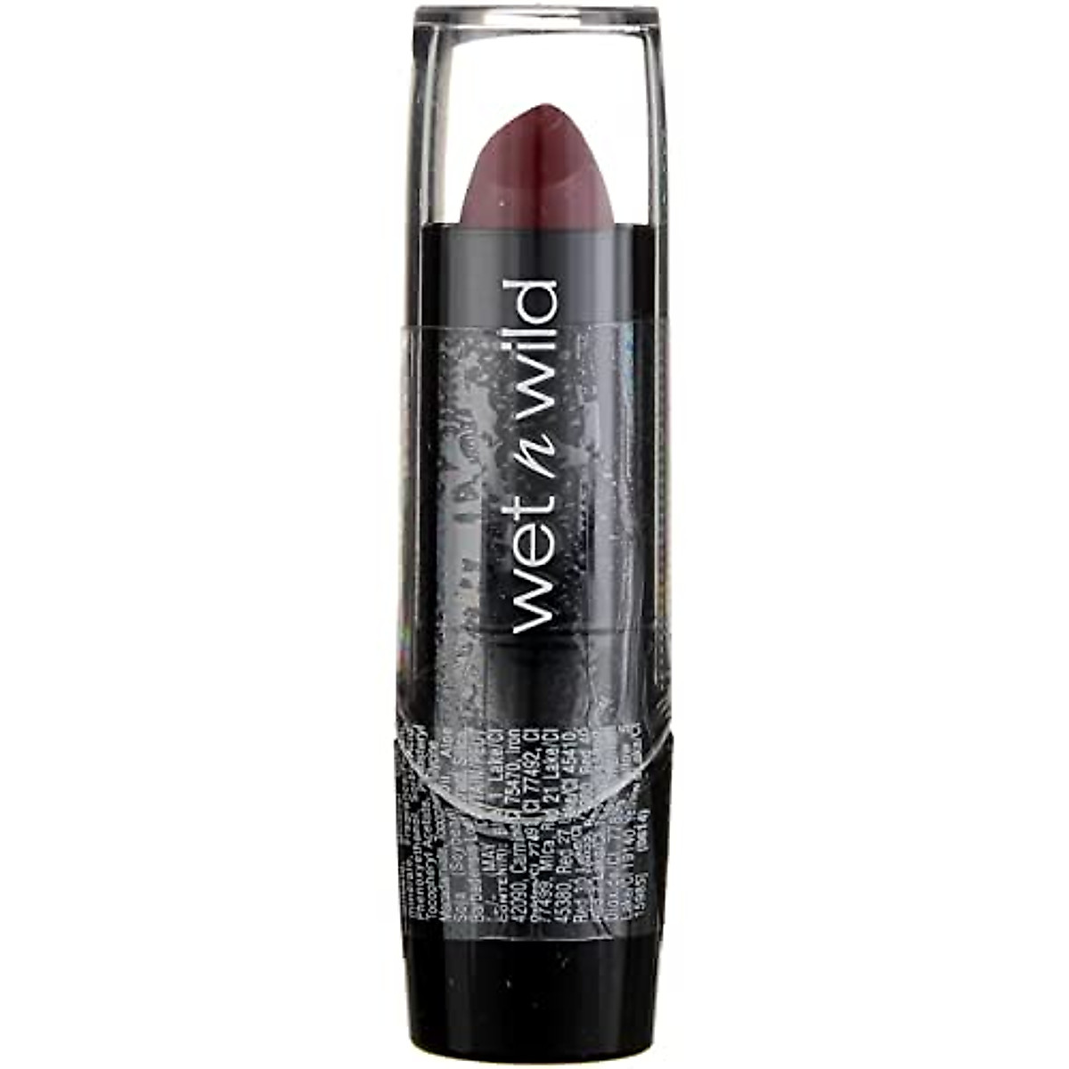 Wet n Wild Silk Finish Lipstick, Dark Wine 536A 0.13 oz (Pack of 2)