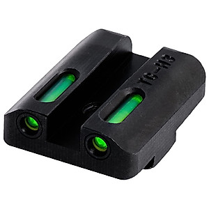 TruGlo TFK Fiber Optic and Tritium Handgun Laser Sight Accessories Set with Front Focus Lock for Glock 17/17L, 19, 22, 23, 24 Models and More