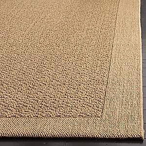 SAFAVIEH Palm Beach Collection Accent Rug - 2' x 3', Maize, Sisal & Jute Design, Ideal for High Traffic Areas in Entryway, Living Room, Bedroom (PAB355M)