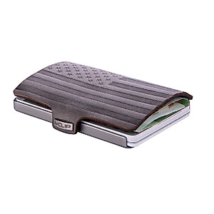I-CLIP Original Silver Merica Urban Grey, wallet, money bag, purse, credit card case, credit card holder